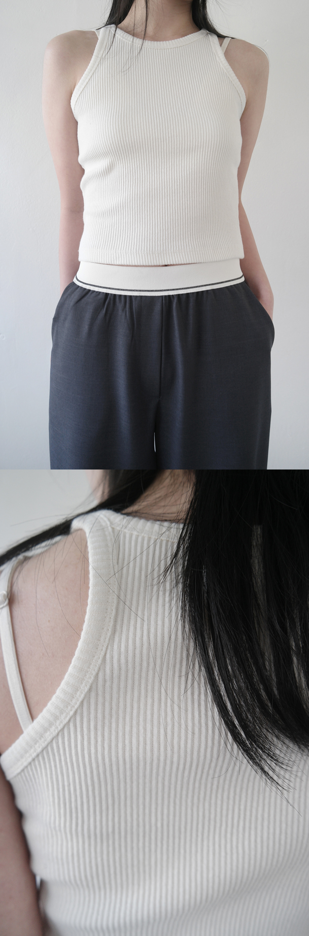 [basic golgi sleeveless - crop (4colors)]